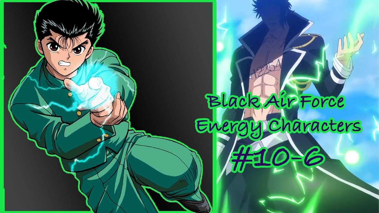 Top 10 Black Air Force Energy Characters in Anime P1 - YouTube