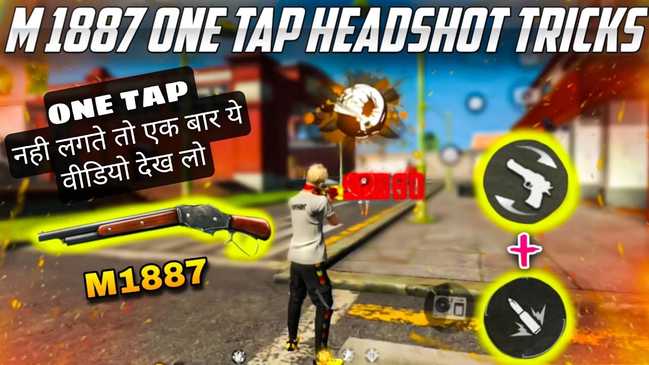 One Tap Headshot Trick M1887 | ULTRA FAST ONE TAP HEADSHOT TRICK⚡| Free ...