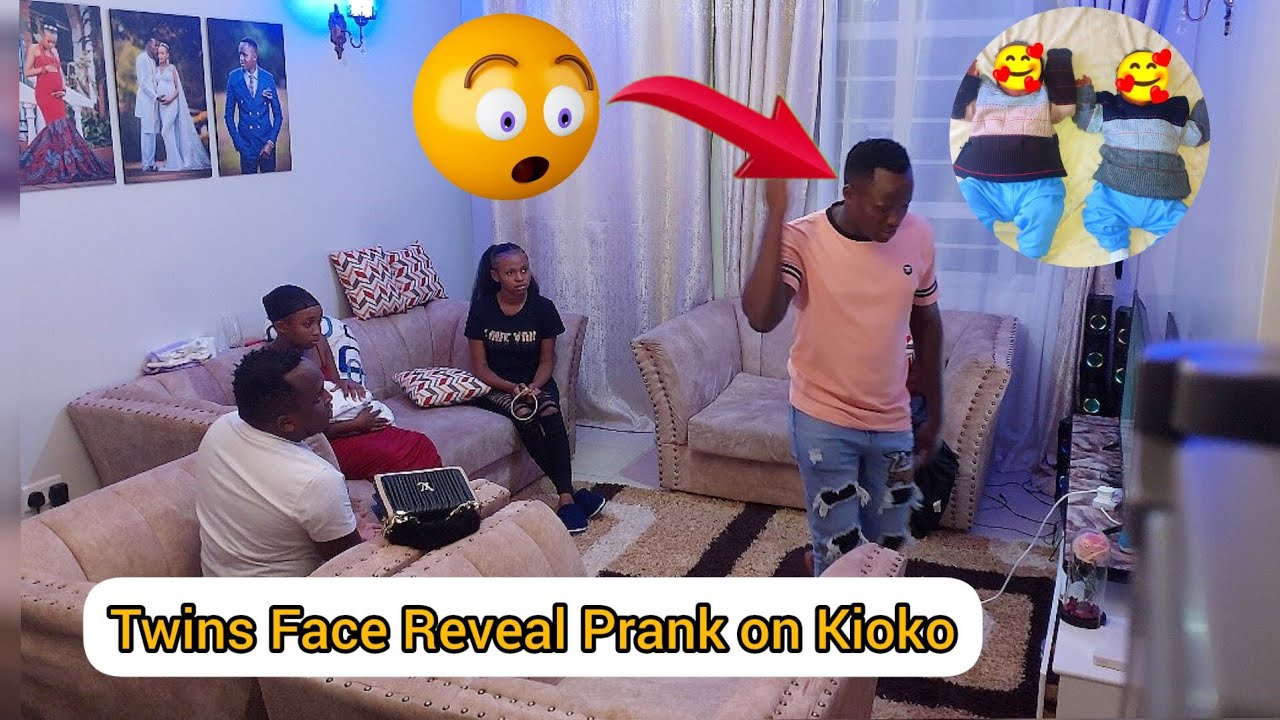 Wambo Ashley Twins Face Reveal Prank on Nicholas Kioko😂 He Got So Angry ...