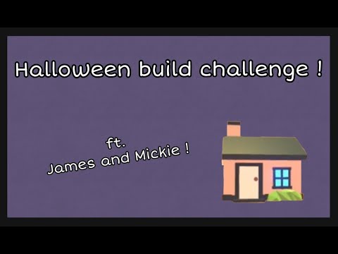 HALLOWEEN BUILD CHALLENGE WITH FRIENDS ! | Roseplaxs - YouTube
