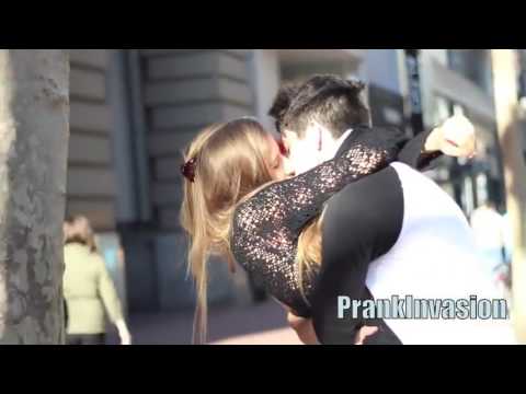 Valentines Day Kissing Prank 2016 Chris Monroe Kissing Prank PrankInvasion 2016