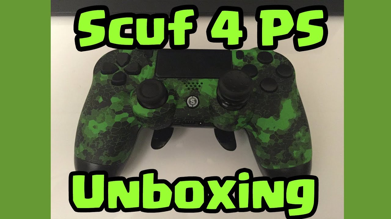 Green Camo Scuf 4 PS Unboxing & First Thoughts (Scuf UK) - YouTube