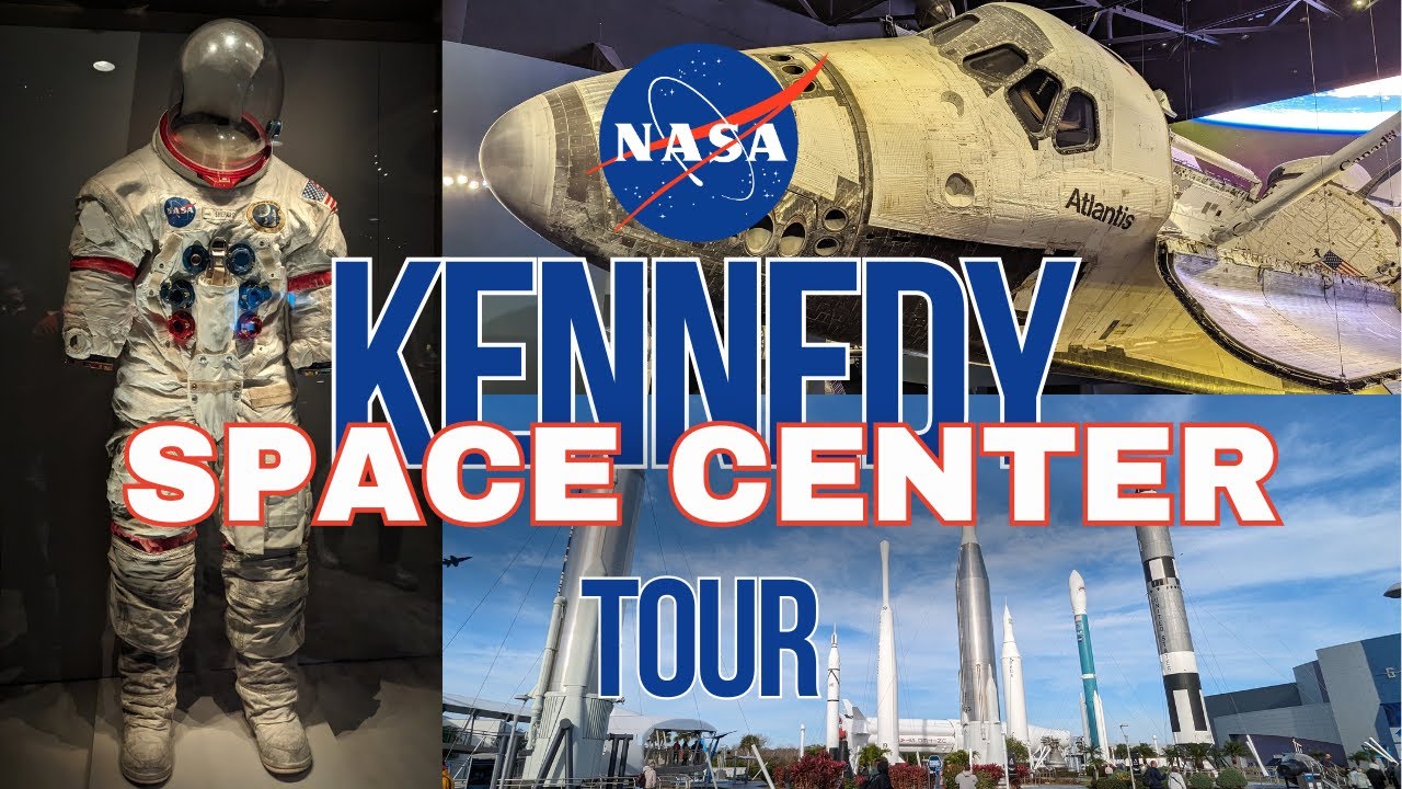 NASA Kennedy Space Center Tour | Space Shuttle Atlantis, Saturn V ...