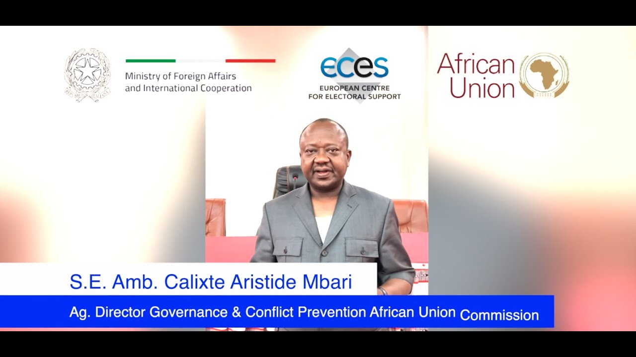 S.E. Amb. Calixte Aristide Mbari opening remarks at the AU workshop in ...