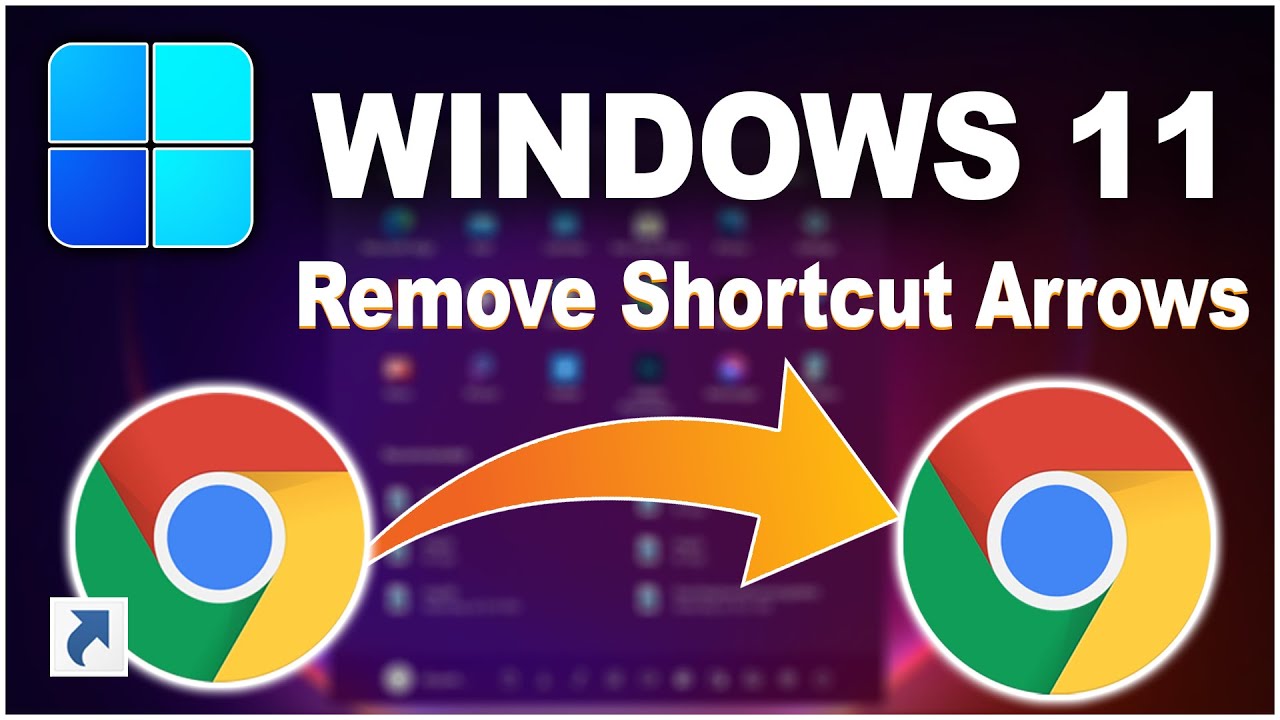 Windows 11: Remove Shortcut Arrow Windows 11 - YouTube