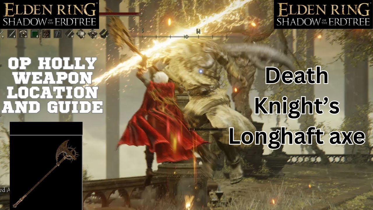 Elden Ring DLC Deathknights Longhaft Axe Blinkbolt: Long-hafted Axe ...
