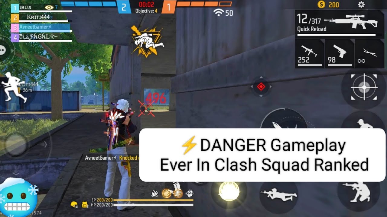 ⚡DANGER Gameplay Ever In Clash Squad Ranked | GARENA FREE FIRE - YouTube