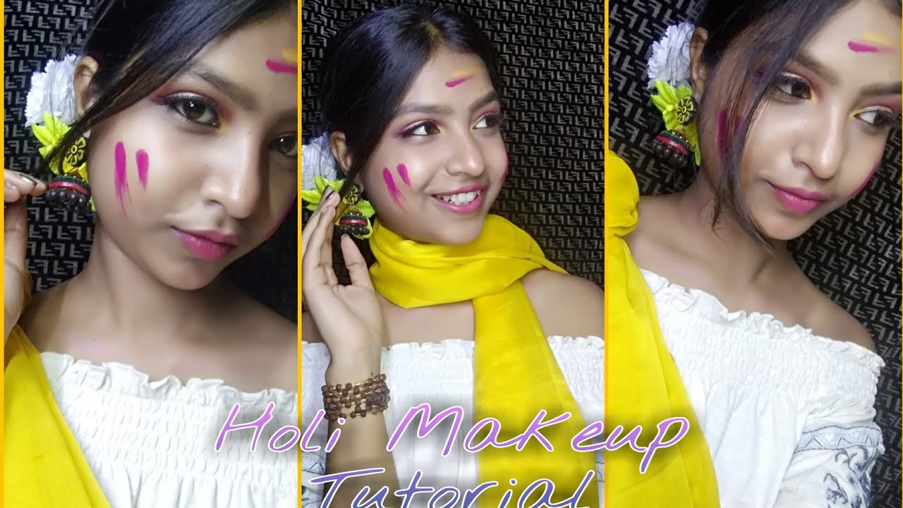Holi Makeup Tutorial Youtube 8991