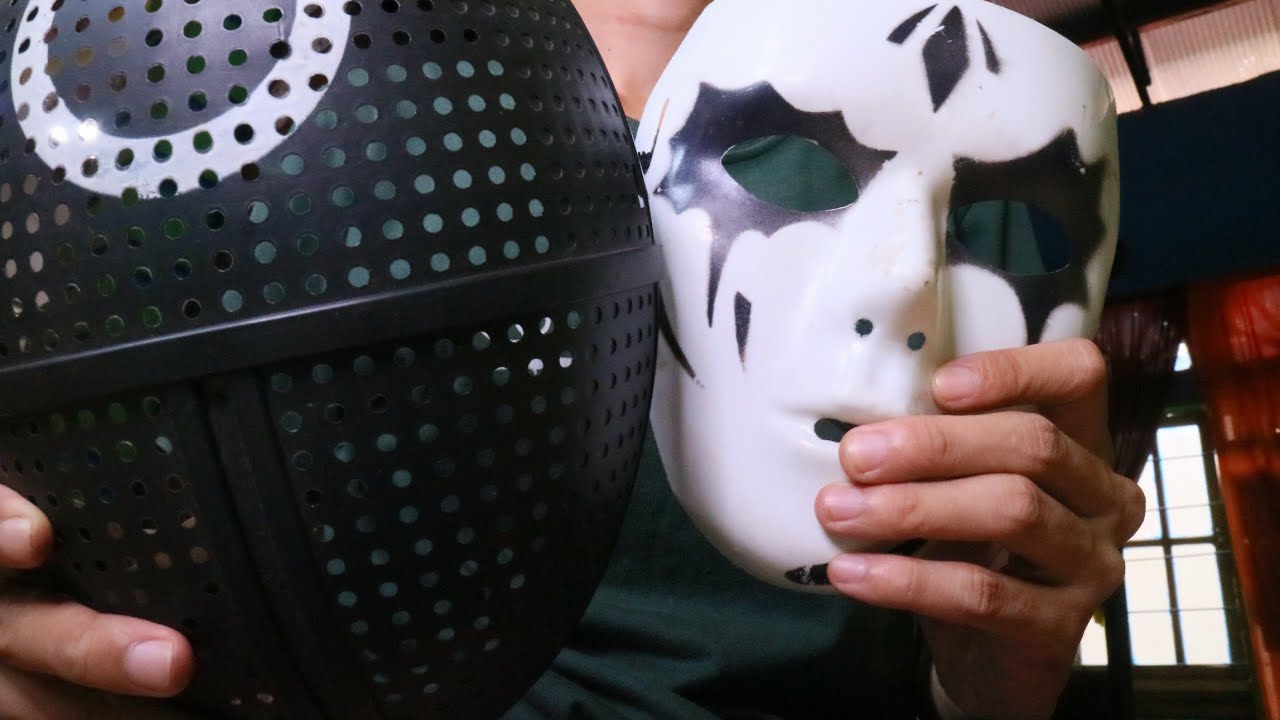 Comfortable ASMR Mask Scratching Sound - YouTube