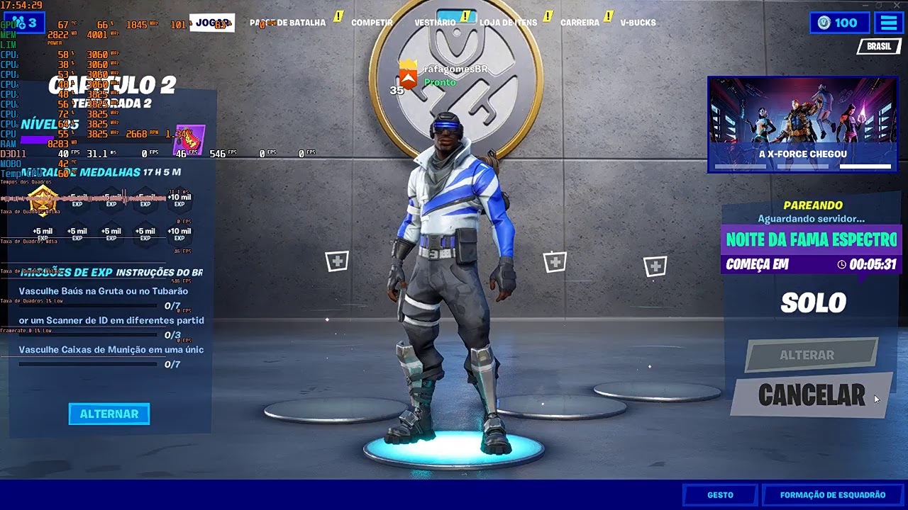 Fortnite - 1080p - Epic Graphics - 60 FPS lock - Vsync On - YouTube