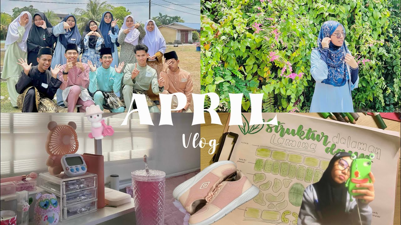APRIL Vlog 🫧 | raya , haul , school and moree | Malaysia - YouTube