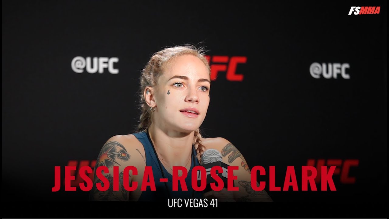 Jessica Rose Clark UFC Vegas 41 pre-fight interview - YouTube