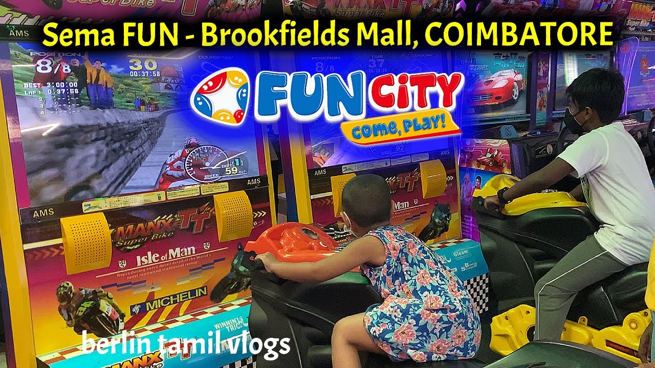 Dads day out Sema FUN @ Fun city, Brookfields mall, Coimbatore ...