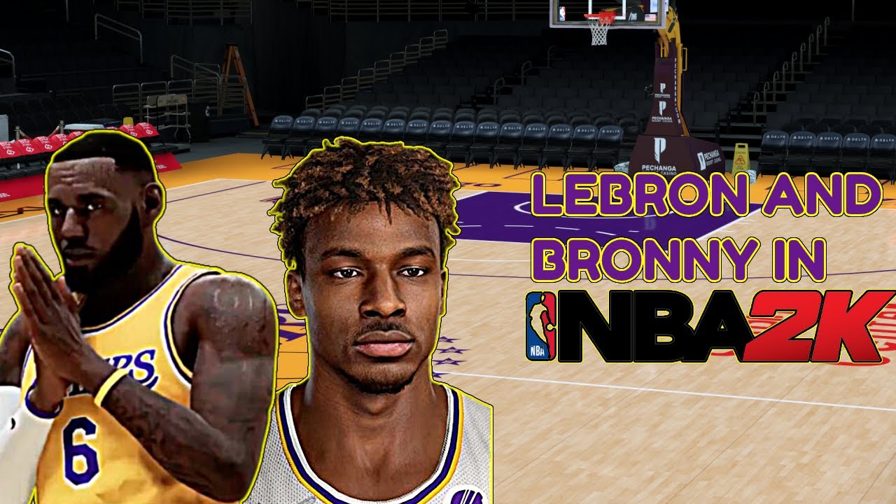 Bronny and Lebron james 2k Gameplay 🏀🔥🔥 - YouTube