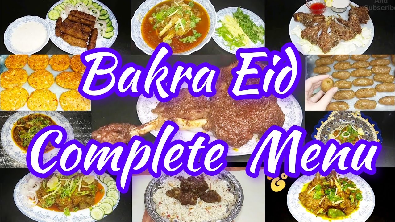 Bakra Eid Complete Menu | Eid Special Recipes| Bakra Eid 2024| Eid Al ...
