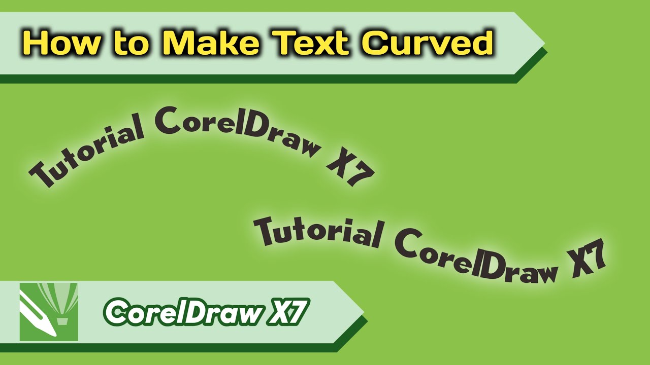 How To Make Text Curved Tutorial In CorelDraw X7 YouTube How To Make Text Curved Tutorial In CorelDraw X7 YouTube