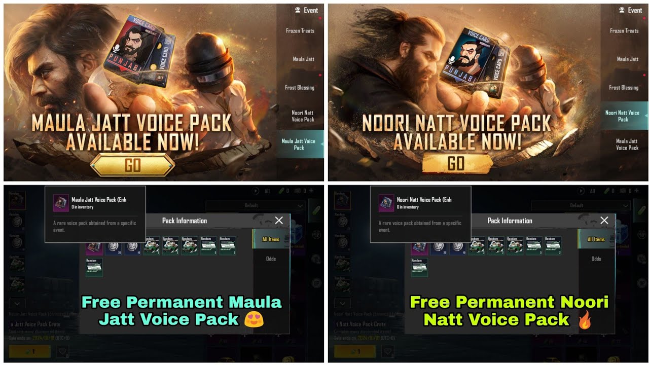 Maula Jatt Voice Pack & Noori Natt Voice Pack | Free Permanent Punjabi ...