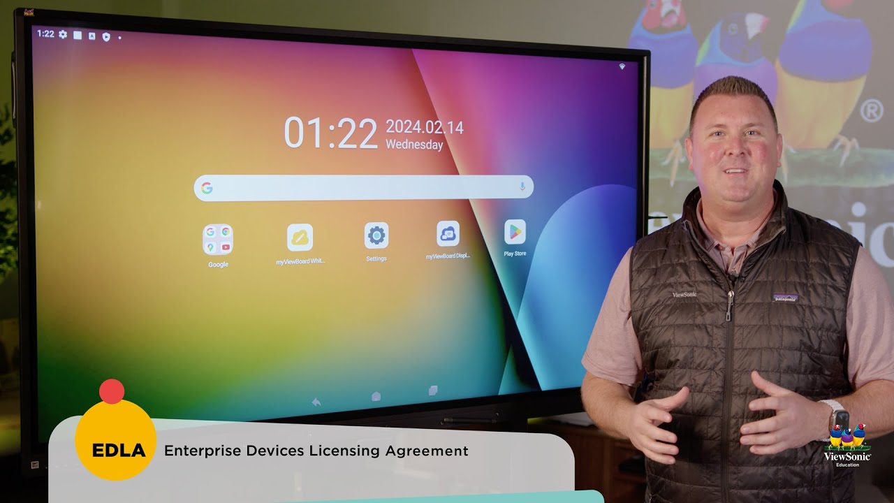AndroidTM EDLA-Certified IFP52 Interactive Display - YouTube