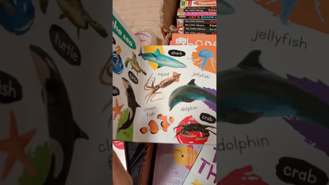 Little learning library animals - YouTube