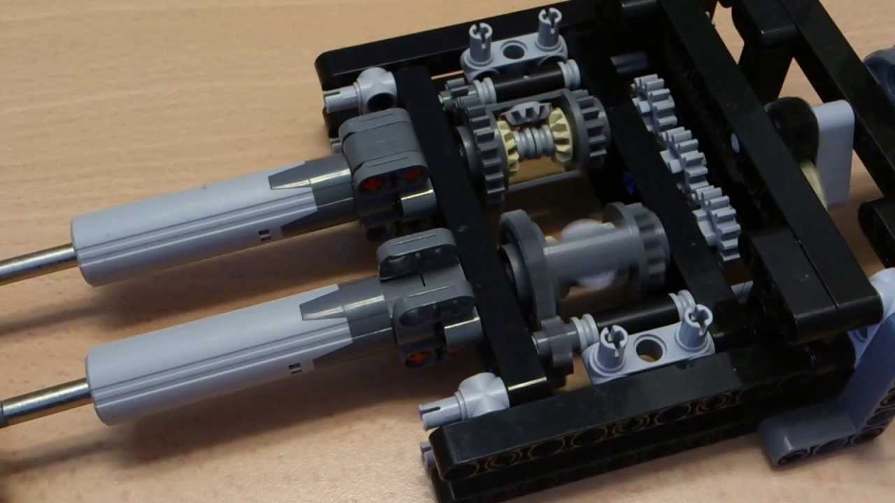 LEGO: 2 action mechanical sequential gearbox - YouTube