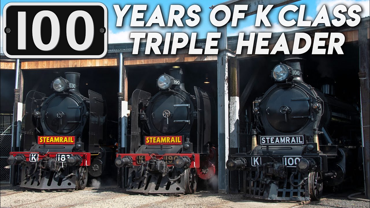 TRIPLE HEADER VR K CLASSES! (Steamrail Victoria's Triple K Classes to ...