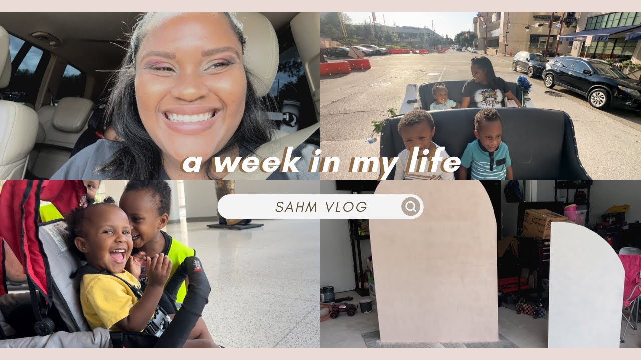 WEEKLY VLOG | DIY 6ft Backdrop 🫠heart to heart🥰 life update 👌🏽Houston ...