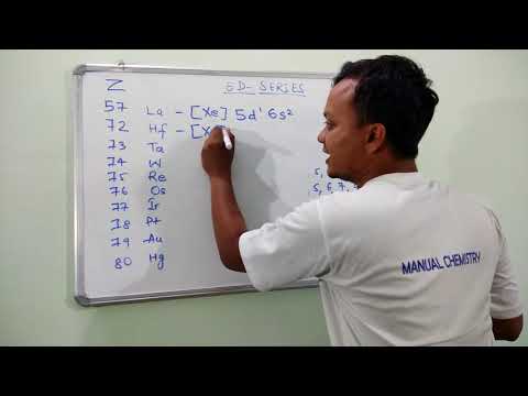 Trick to find the electronic configuration|d-block elements(5d-series ...