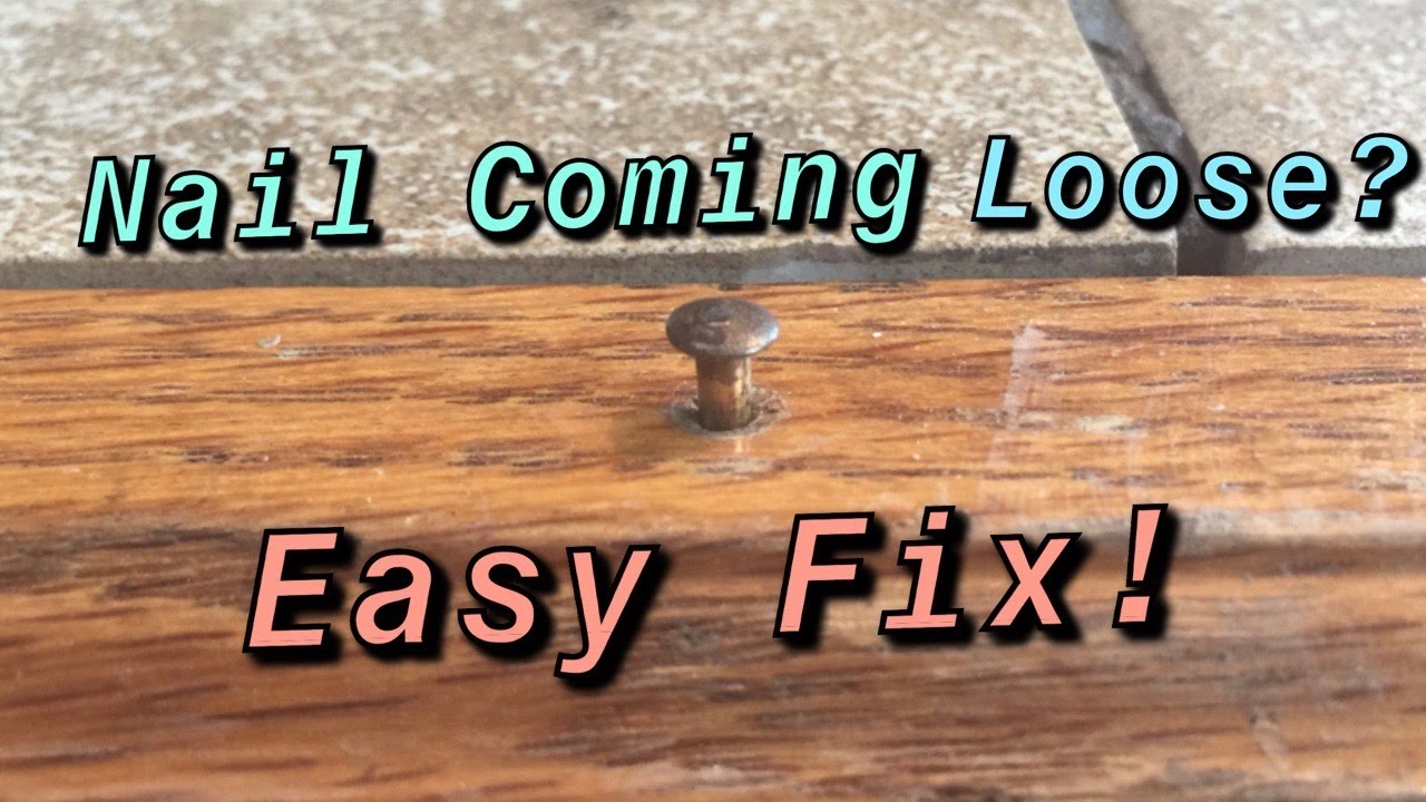 Nails coming loose? Easy cheap fix. - YouTube