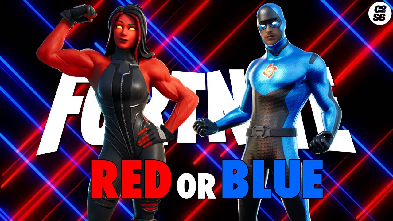 FORTNITE TEAM RED or BLUE? PS5 LIVE - YouTube