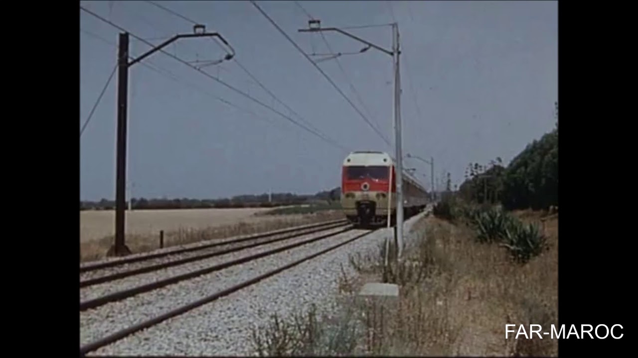 FAR-MAROC : ONCF - Trains Années 80s - Chemin de fer Maroc - YouTube