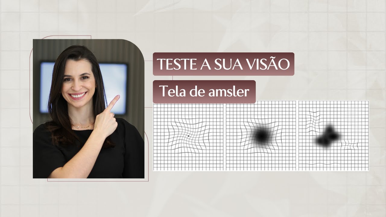 Teste a sua visão: Tela de Amsler - YouTube