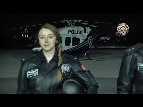 Emniyet'in ilk kadın pilotu Gökyüzü Polisleri (First Female Police Helicopter Pilot in Turkey)