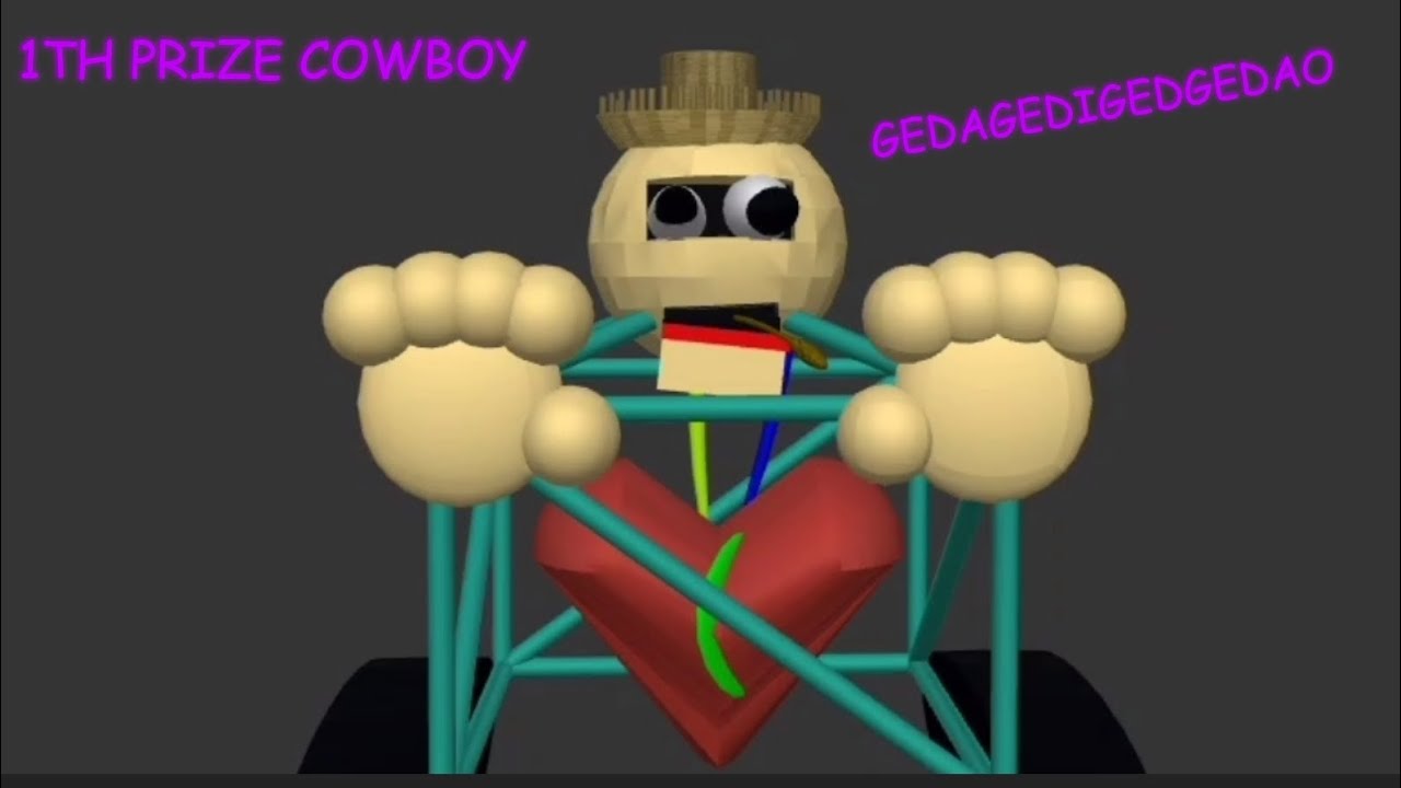 GEDAGEDIGEDGEDAO 1TH PRIZE/Baldi's Basics #prisma3d #baldianimation # ...