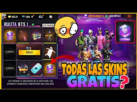 RULETA MAGICA BTS 😱 ¿Como ganar SKINS y para que sirve el Cristal BTS | Checho Doypack