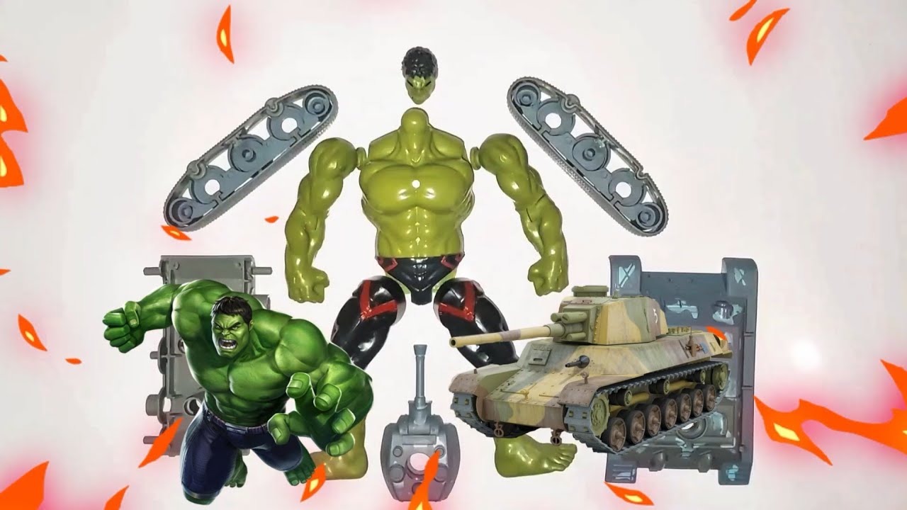 Hulk vs Tank - Assembling Superhero Avengers Toys - YouTube
