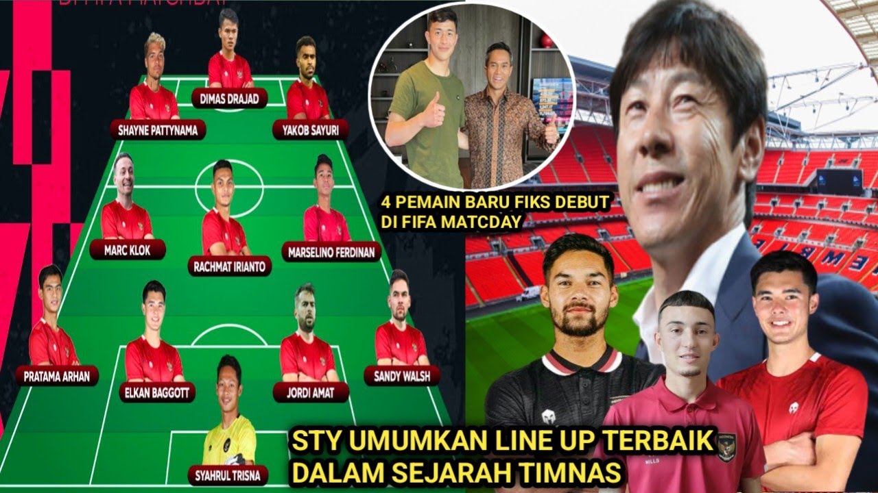 DIROMBAK RASA TIM PIALA DUNIA!! LINE UP TERBARU TIMNAS MAKIN GACOR ...