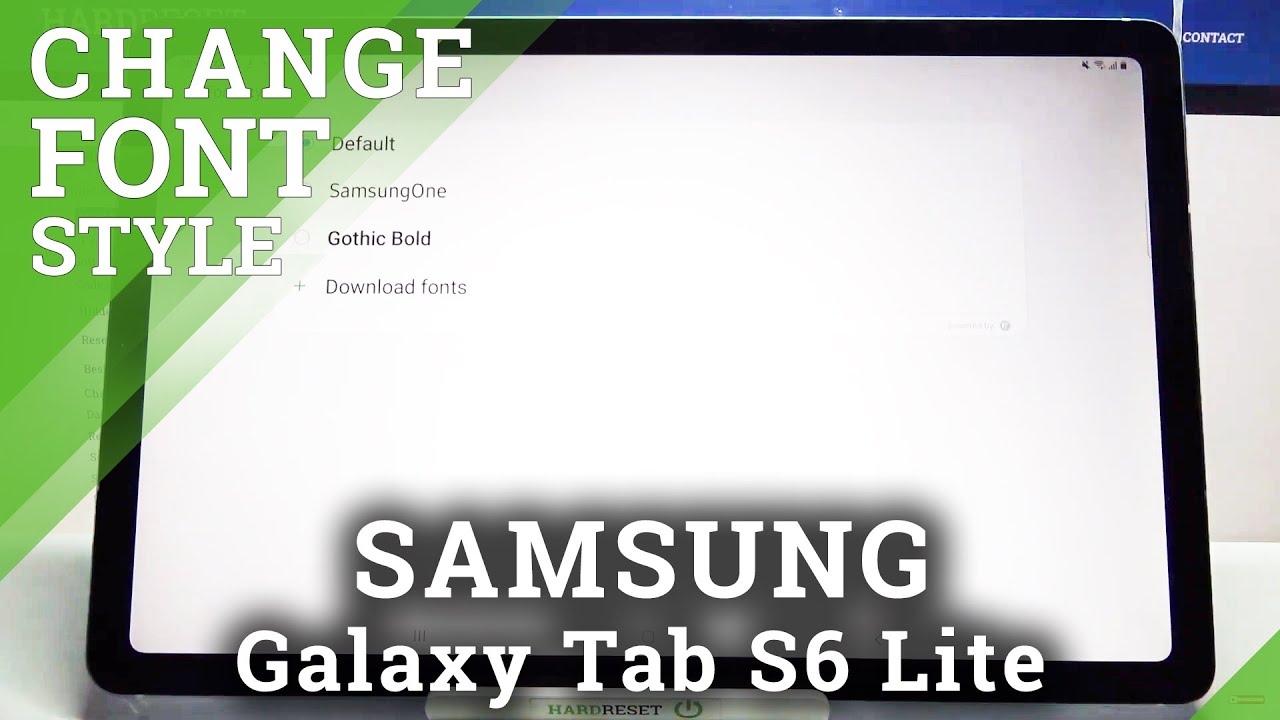 How To Change Font Style On SAMSUNG Galaxy Tab S6 Lite Change Font how-to-change-font-style-on-samsung-galaxy-tab-s6-lite-change-font