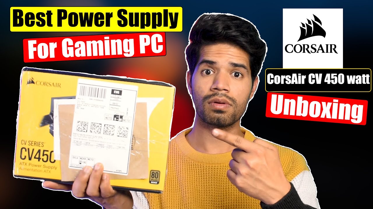 Corsair CV450, CV Series, 80 Plus Bronze Certified, 450 Watt Power ...