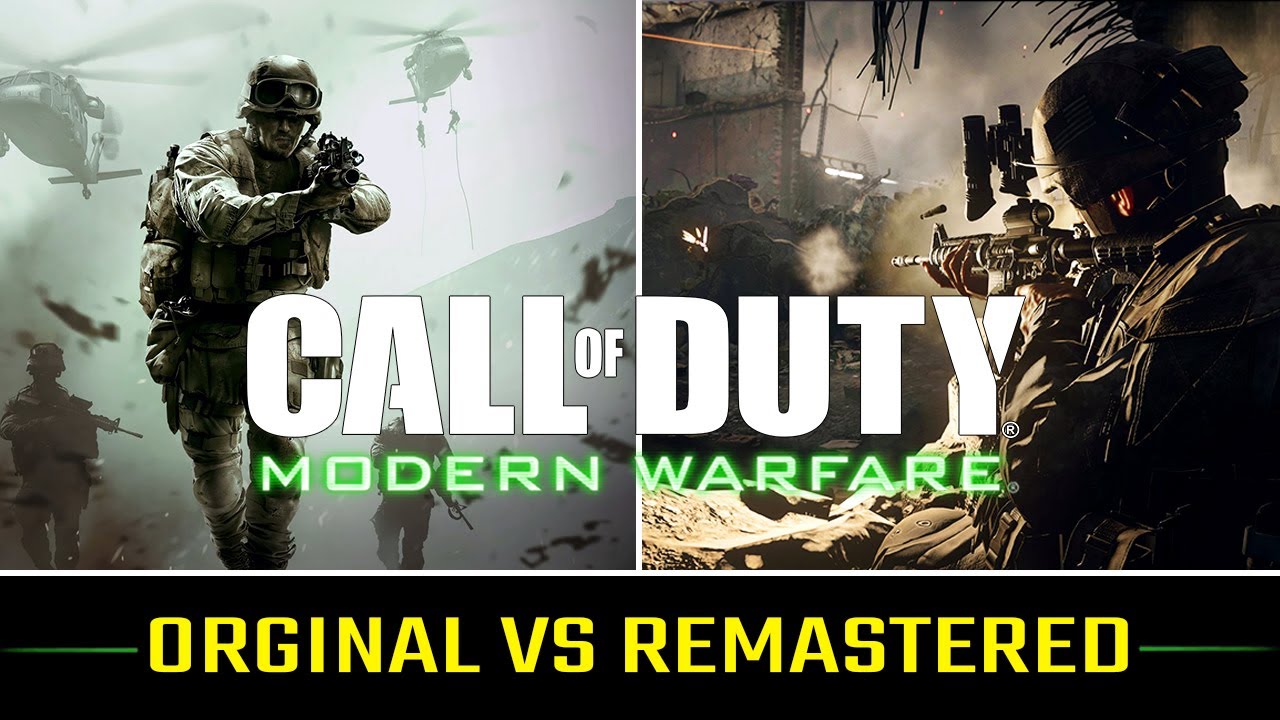 Call of Duty : Modern Warfare Original vs Remastered [Comparison ...
