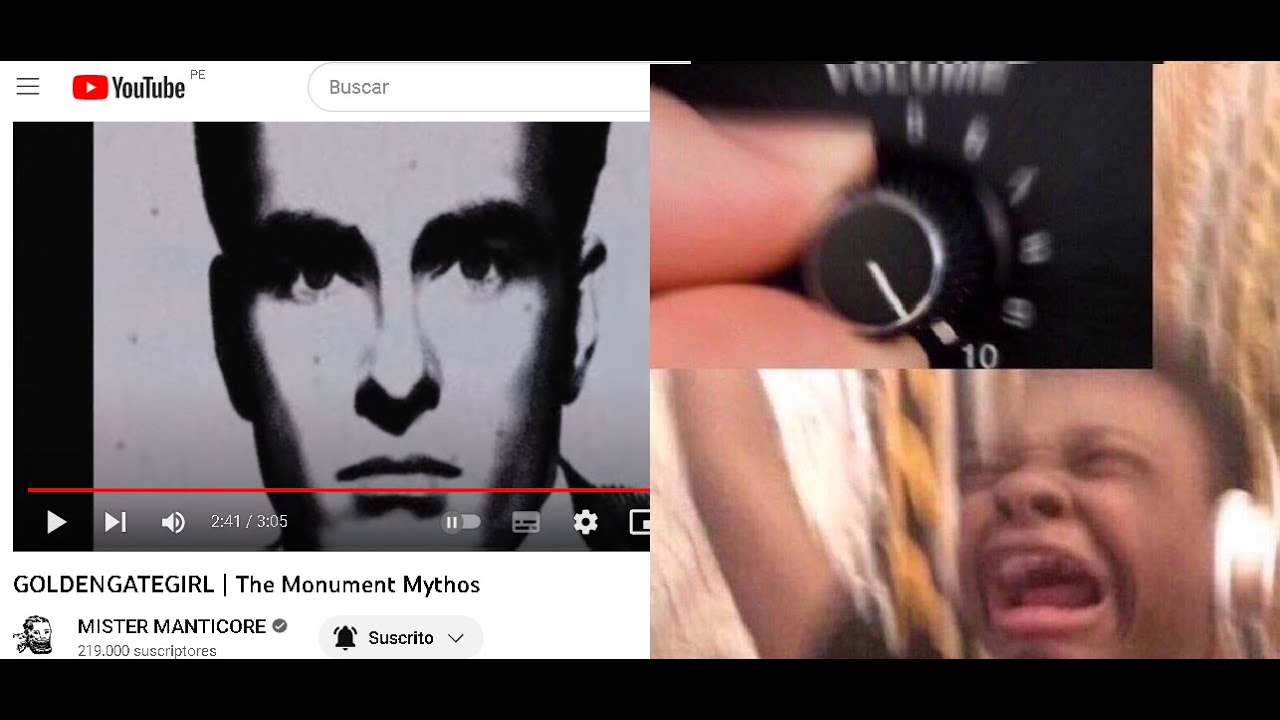 my reaction to GOLDENGATEGIRL (Monument Mythos meme) - YouTube