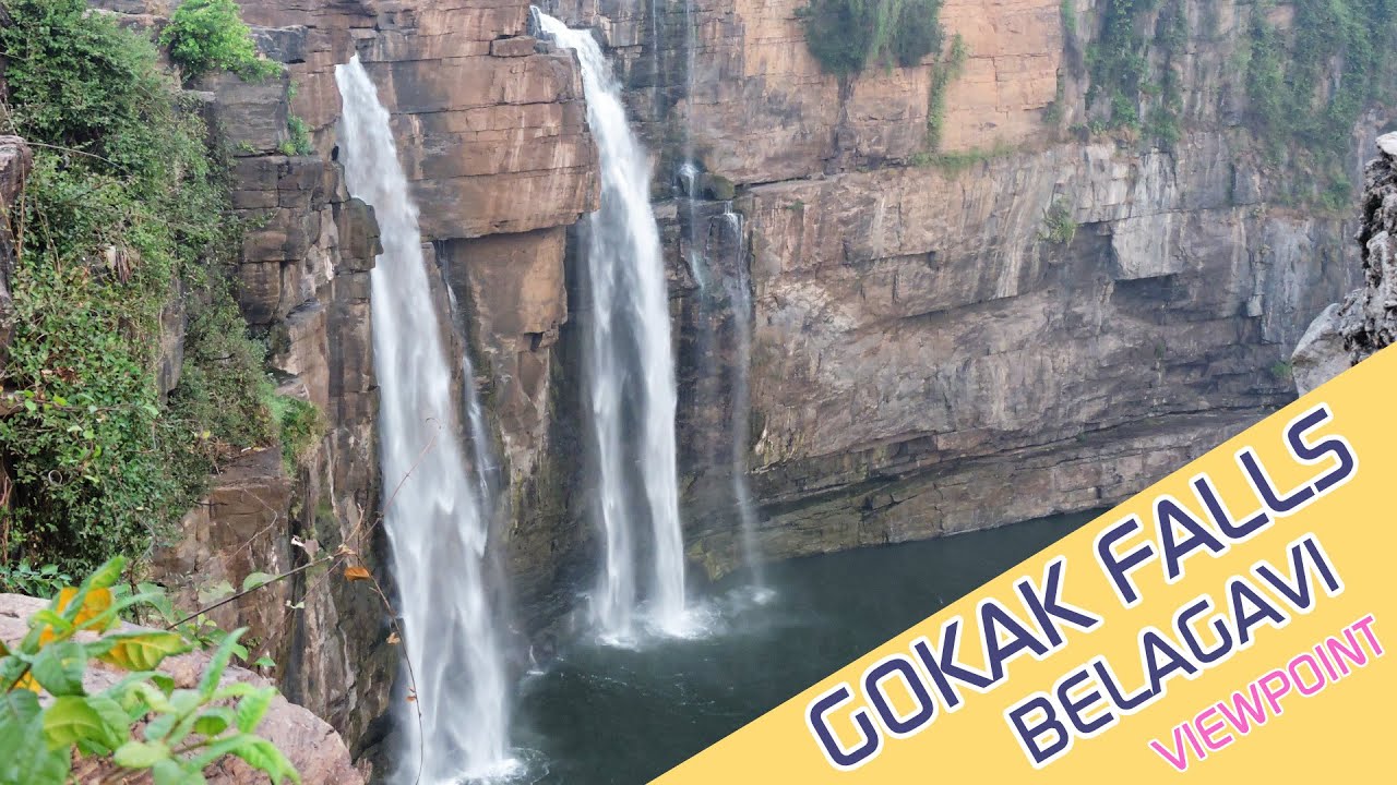 Gokak Waterfall - Niagara of India | Scenic View | Belagavi | 4K Video ...