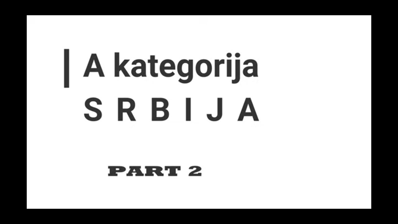 A kategorija part 2 - YouTube