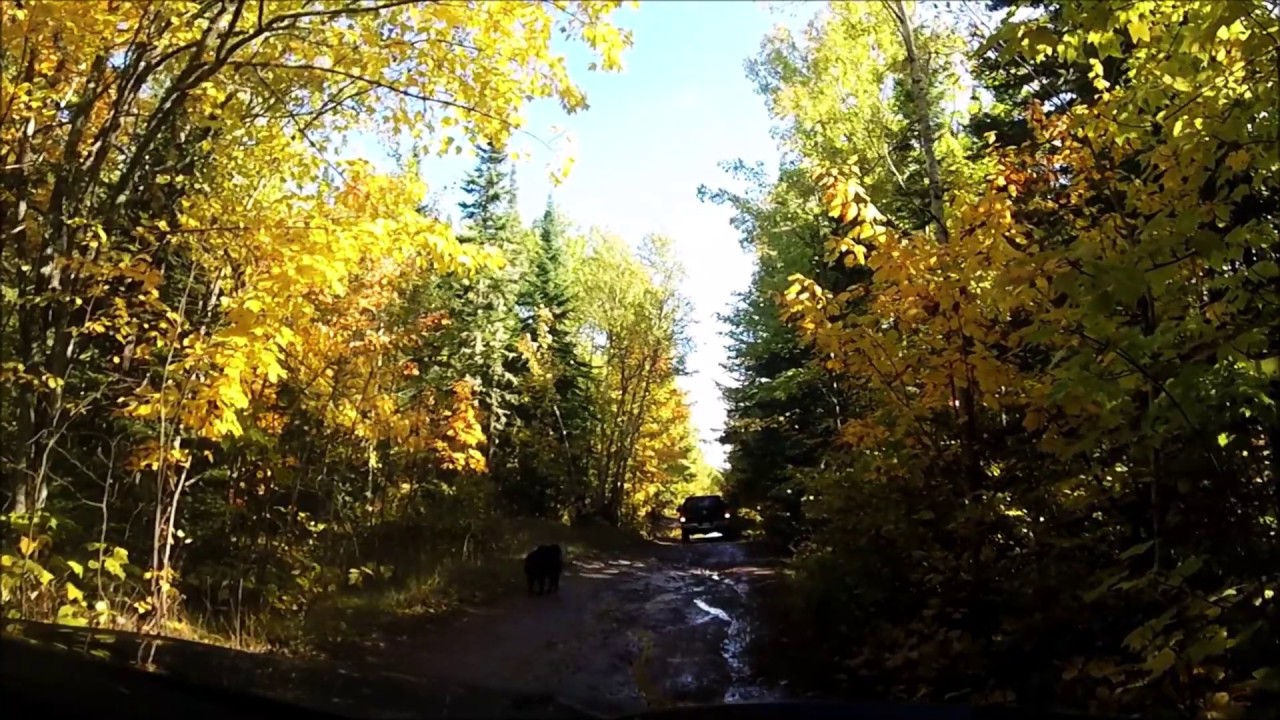 Fall Colors in Copper Harbor MI ~ Taking ROUGH Road to End of Keweenaw ...