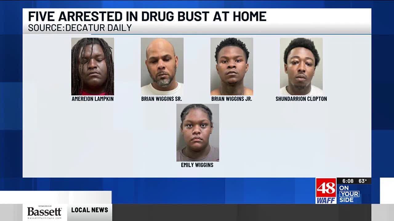 5 arrested after multiple drugs seized including meth, cocaine in ...