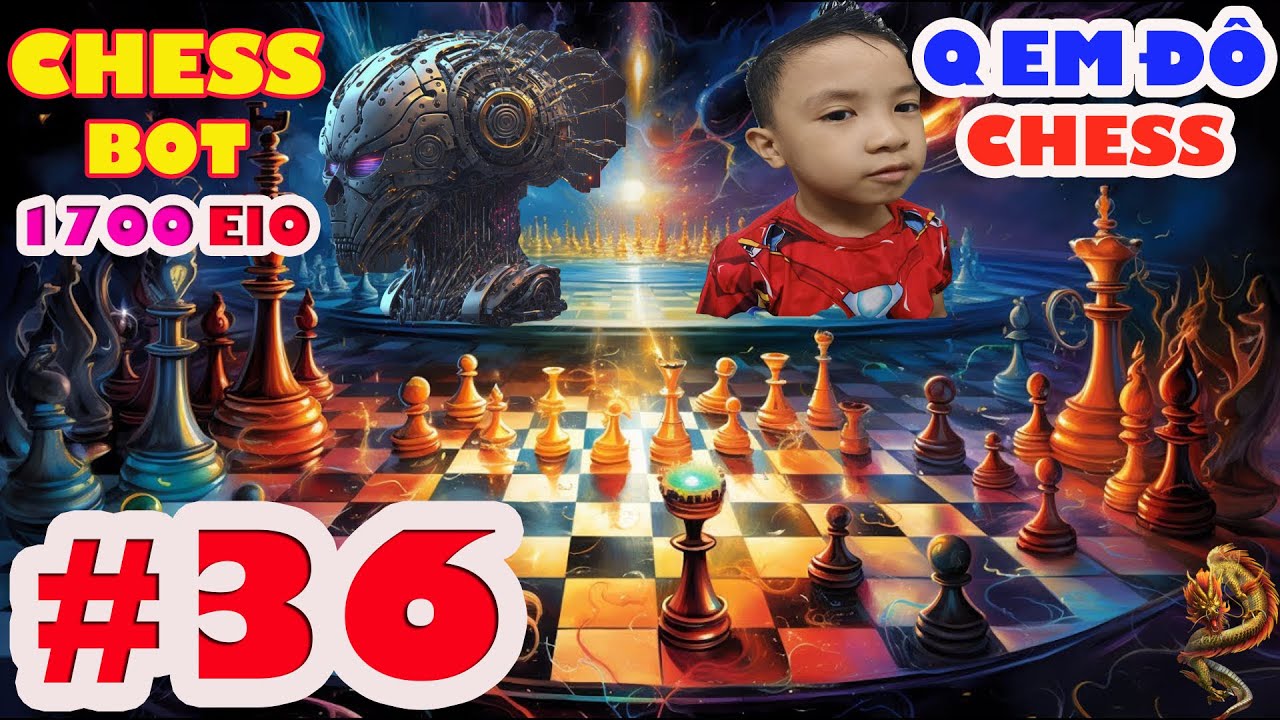 Luyện tập CHESSBOT (#36 ): Q Em Đô Chess Vs Arthur - BOT (1700 elo) #chessbot (THUA) - YouTube