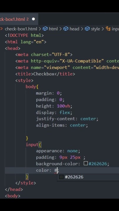 CSS Check box CSS Trick #css #css_trick #shortsvideo - YouTube