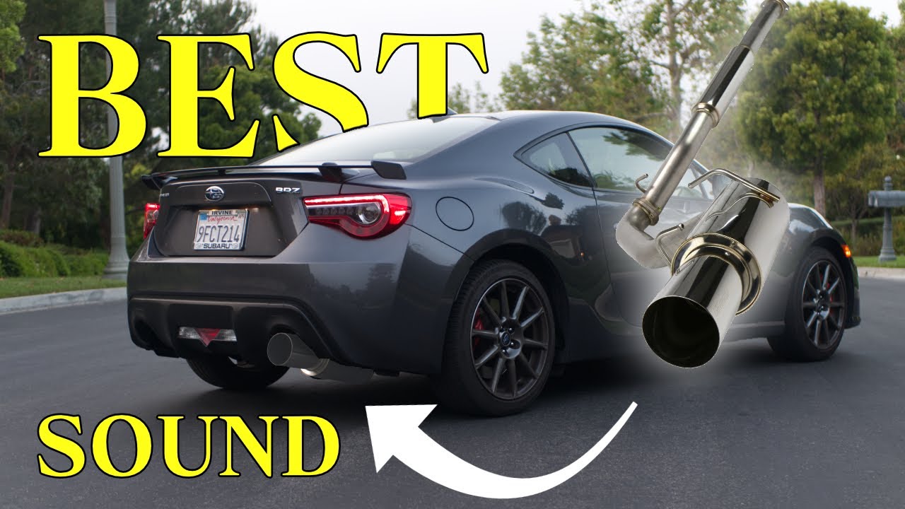 The best single exit exhaust for the BRZ/86 - YouTube