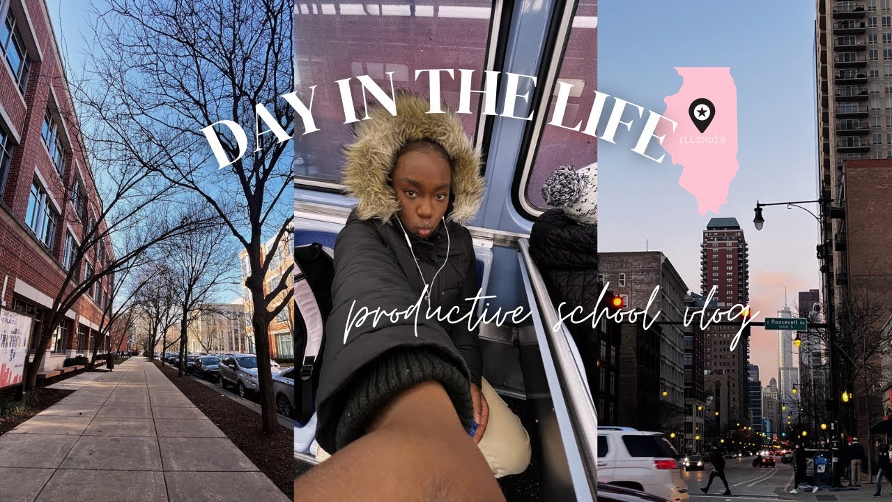 day in the life as a college student in chicago (vlog) - YouTube