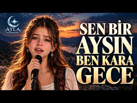Sen Bir Aysın Ben Kara Gece 🌙 | Ayla – Duygusal Anadolu Rock Türkü Cover