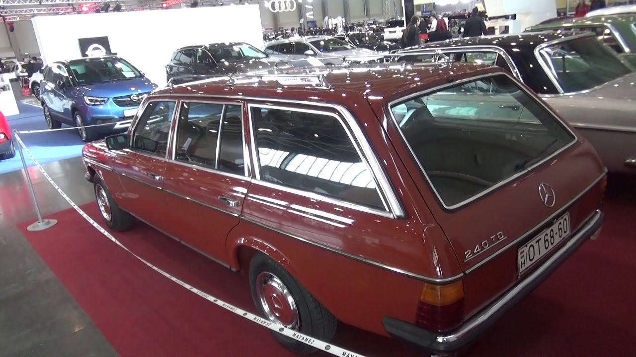 Mercedes 240 TD, 1984., autó, AMTS 2018., v180324-2-015 - YouTube